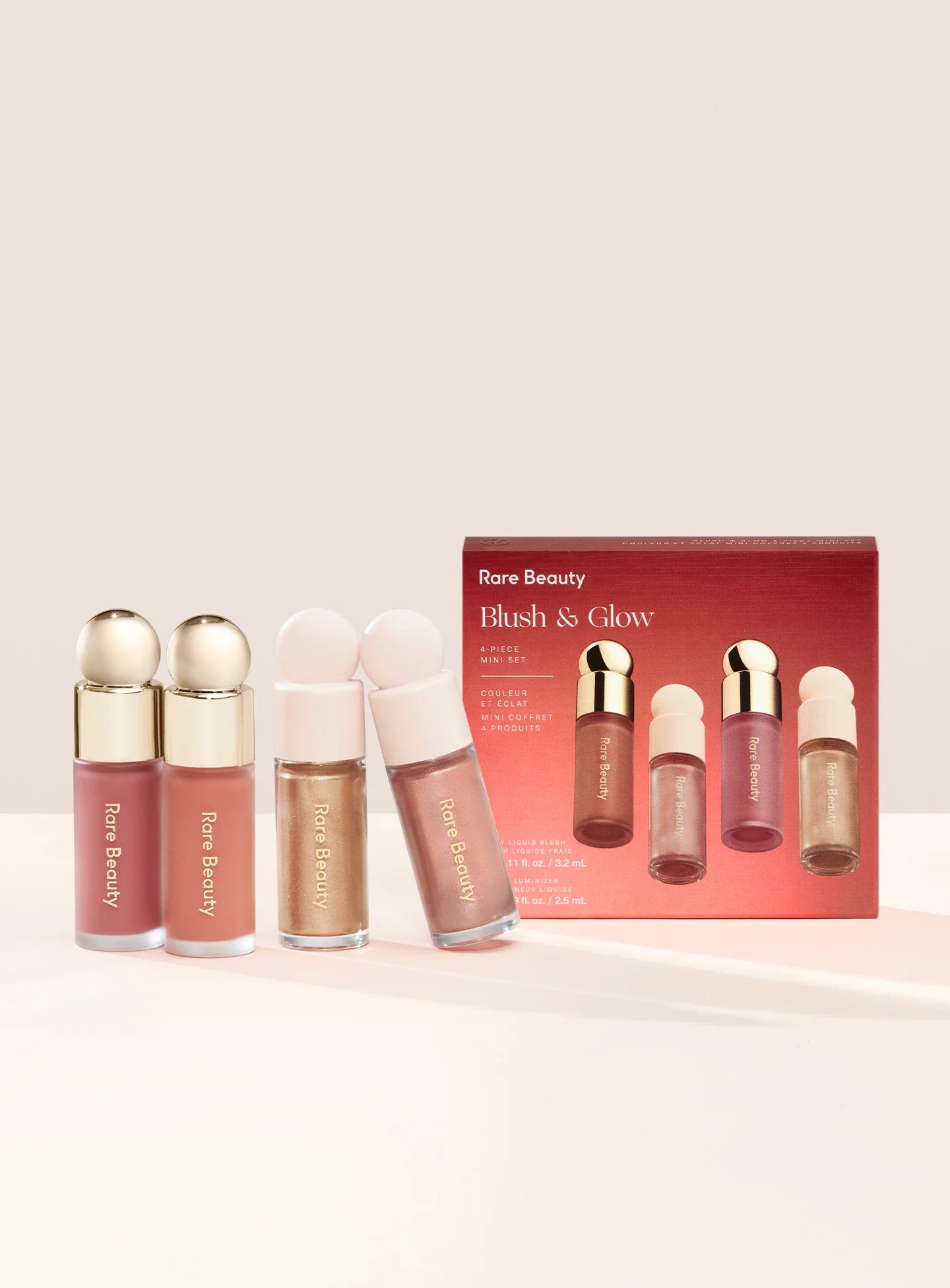Blush & Glow 4 Piece Mini Set -Rare Beauty – Beauty Essentials Honduras